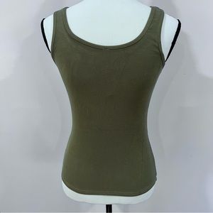 Lulus | Tops | Lulus Basic Olive Green Summer Tank Top Ribbed Knit Sleeveless Scoop Neck | Poshmark